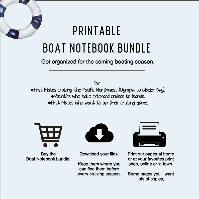 The Boat Notebook Pages Printable Bundle: Pages, Covers, Fillables. A5 ...