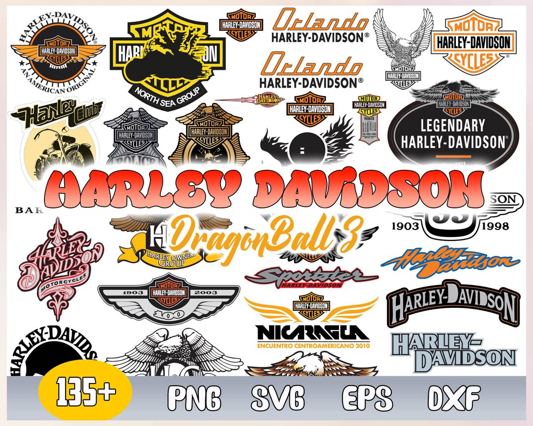 Harley Davidson Bundle Svg, Harley Davidson Logo Svg, Harley Motorcycle ...