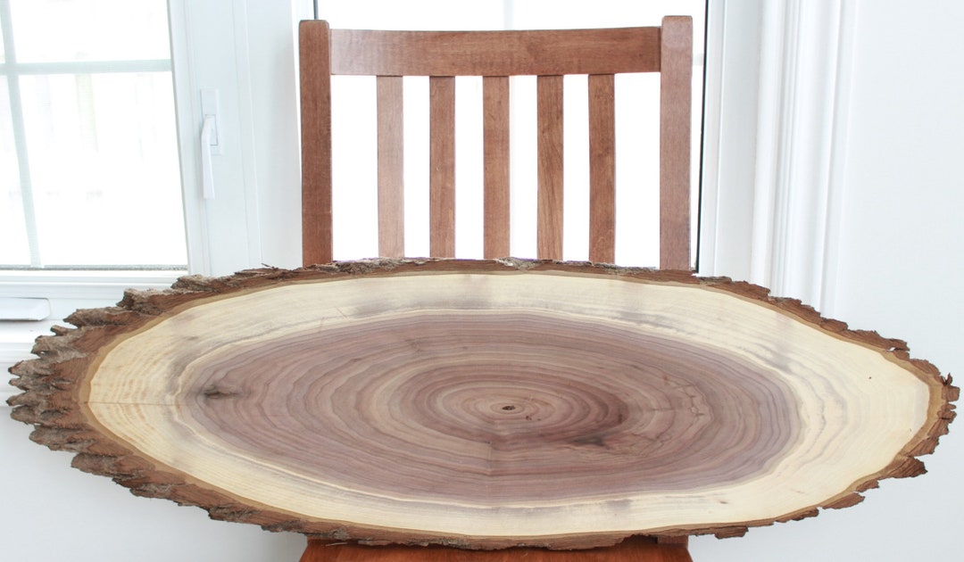 Extra Large Live Edge Black Walnut Cheese Serving Charcuterie Board DIY ...