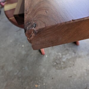 Live Edge Black Walnut Butcher Block Floating Shelf - One Shelf 48"x10 ...