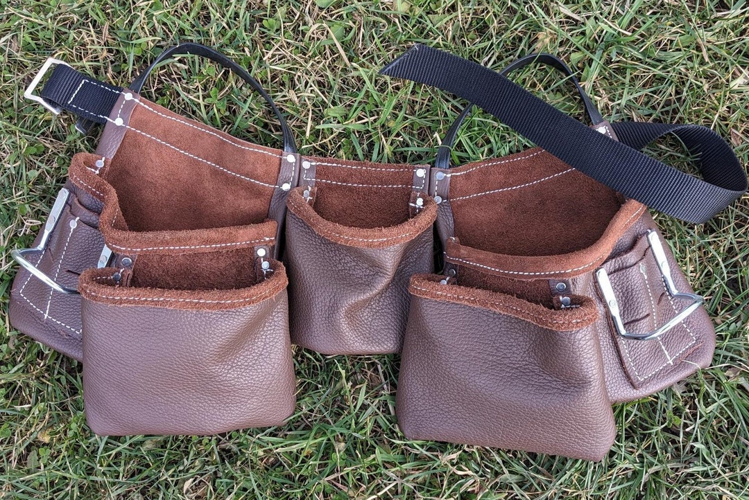 Custom Handcrafted Tool Belt With Real Leather - Etsy