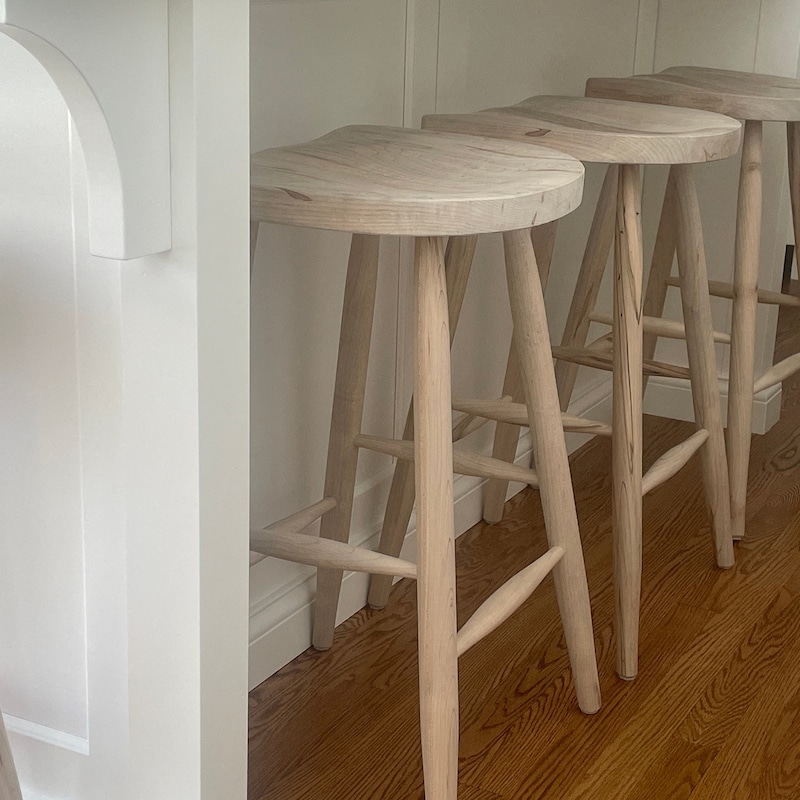 Canadian Made Wood Stool - Etsy Canada