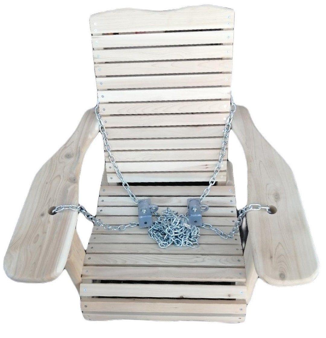 Amish Handcrafted Single Cedar Yard Tree Front Porch Swing - Etsy