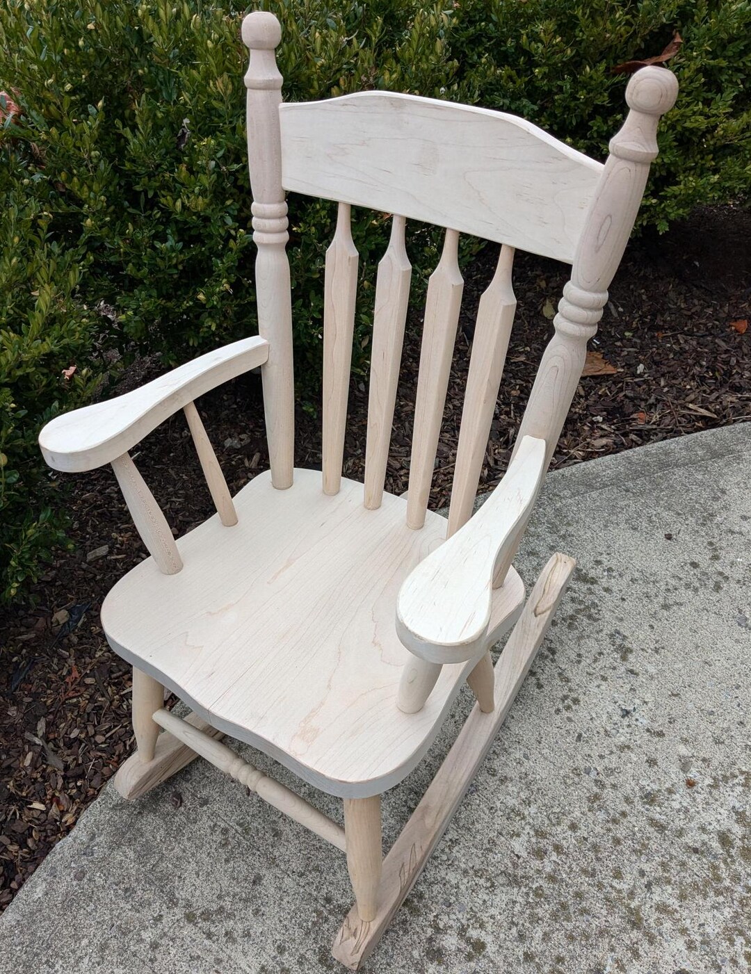 Handcrafted Maple Kids Rocking Chair Kit Without Stain Finish - Etsy