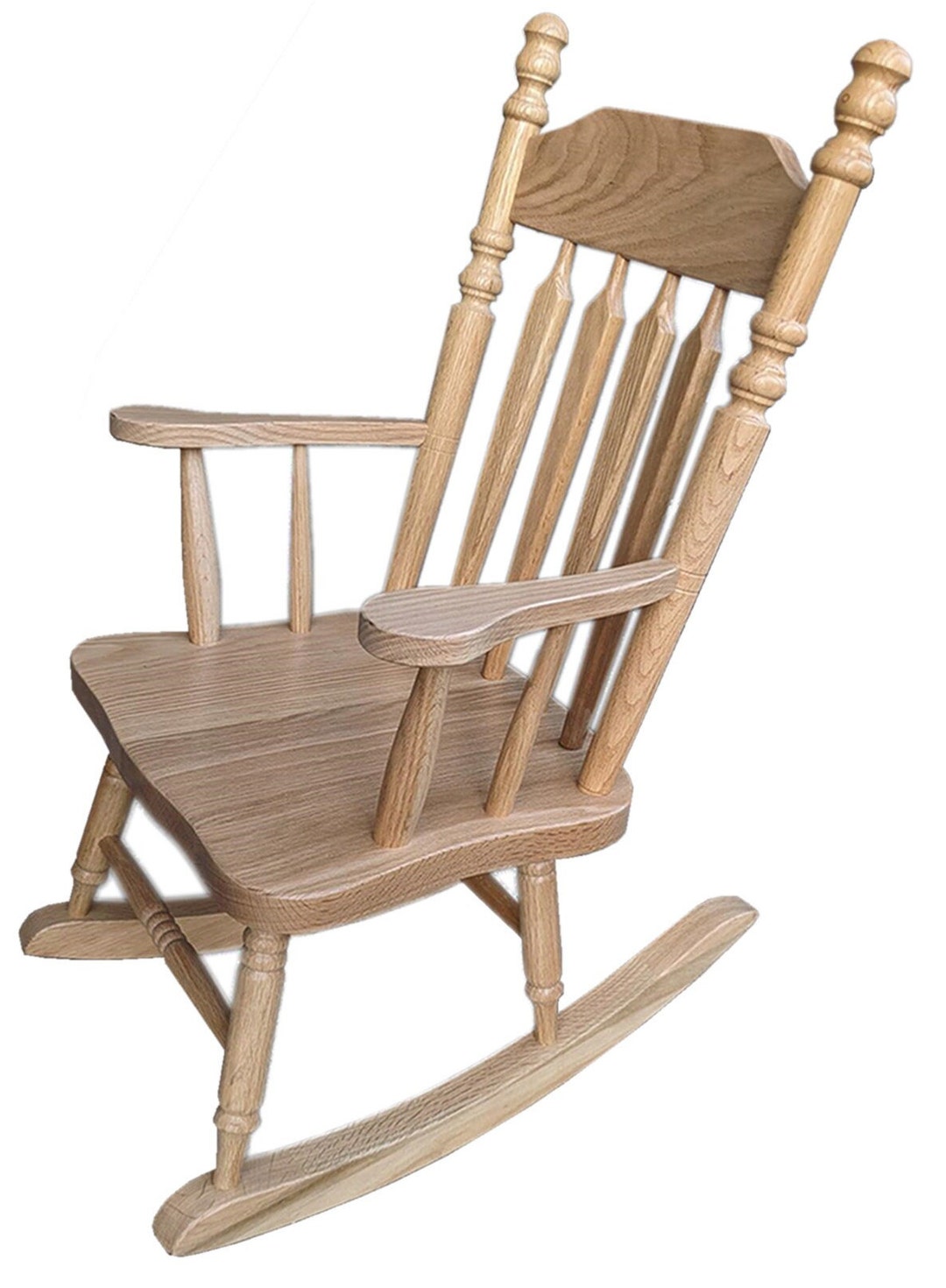 Handcrafted Oak Kids Rocking Chair Kit Without Stain Finish - Etsy