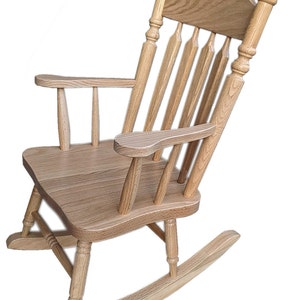 Handcrafted Ash Oak Kids Rocking Chair Kit With Custom Stain Finish - Etsy