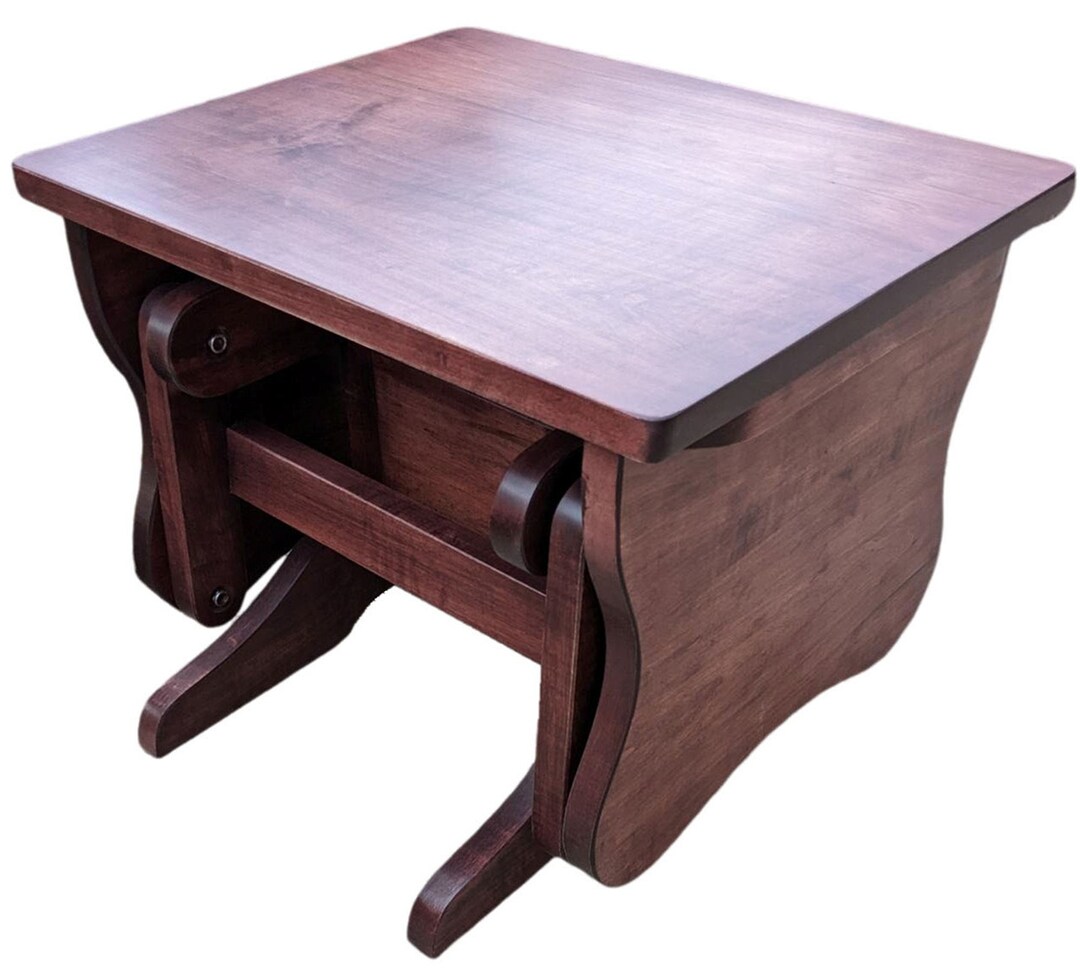 Maple Gliding Ottoman Foot Stool Kit - Without Stain Finish - Etsy