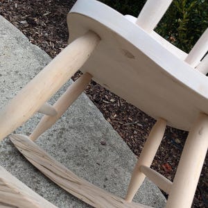 Handcrafted Maple Kids Rocking Chair Kit Without Stain Finish - Etsy