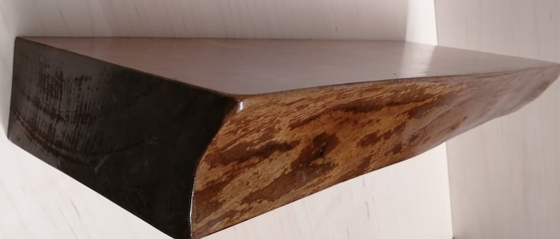 Live Edge Maple Floating Shelves Wall Mounting Solid Wood Kitchen Shelf ...