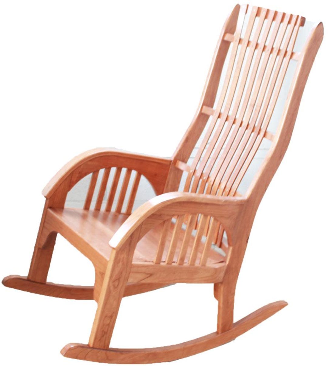 Amish Handcrafted Red Oak Rocking Chair Kit Without Finish - Etsy