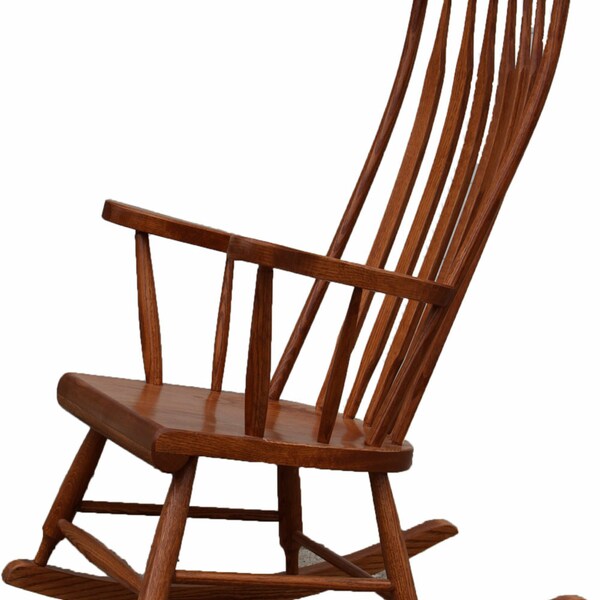 Wood Rocking Chair - Etsy
