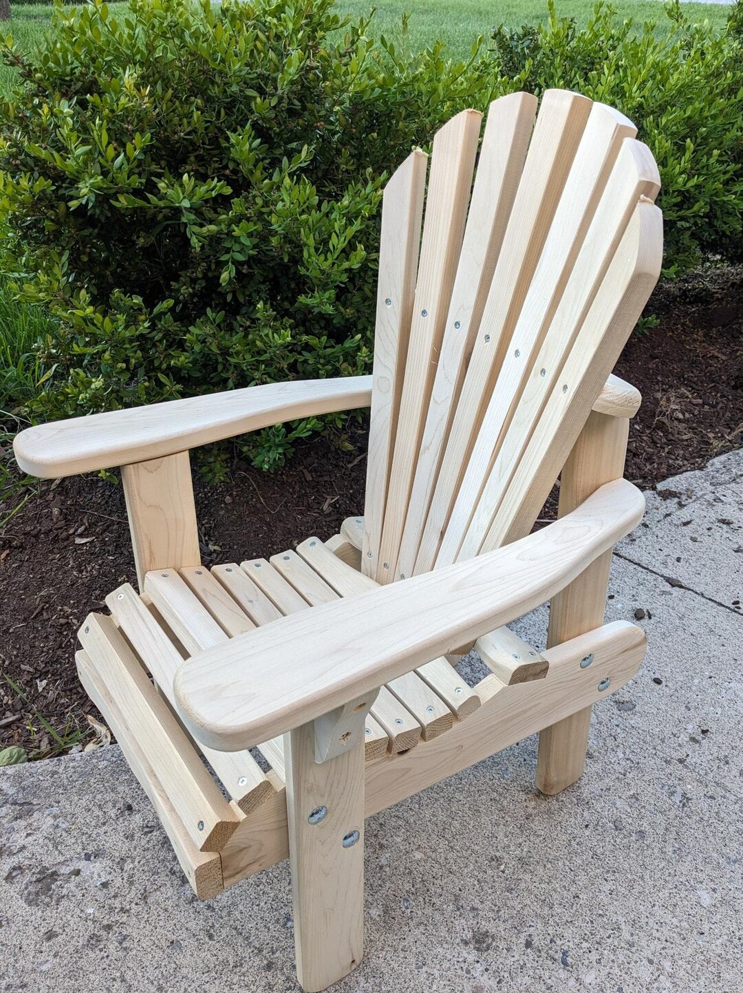 Baby Cedar High Adirondack Patio Deck Cottage Chair Sub-assembled - Etsy
