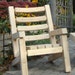 Amish Handcrafted Cedar Log Adirondack Chair Kit for Your DIY Project ...