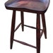 Fully Assembled Solid Maple Wood Tractor Seat Counter Bar Stool for ...
