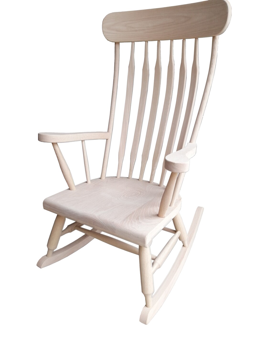 Clear Maple Boston Rocker Rocking Chair Kit Without Stain Finish - Etsy