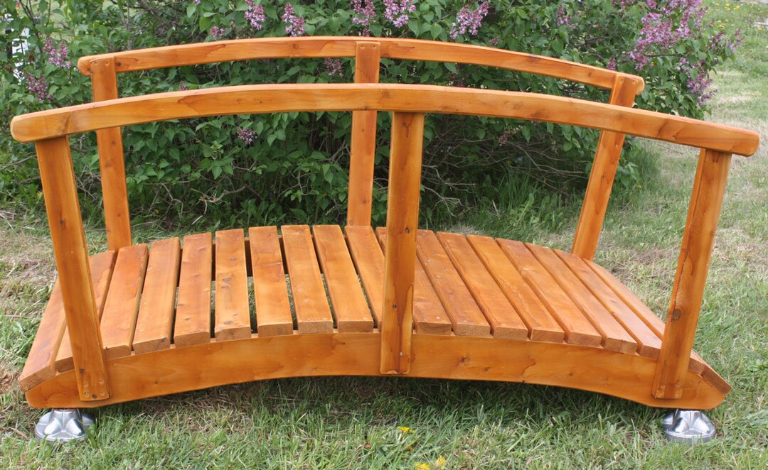 Cedar Garden Bridge Kit DIY 3' Long - Etsy UK