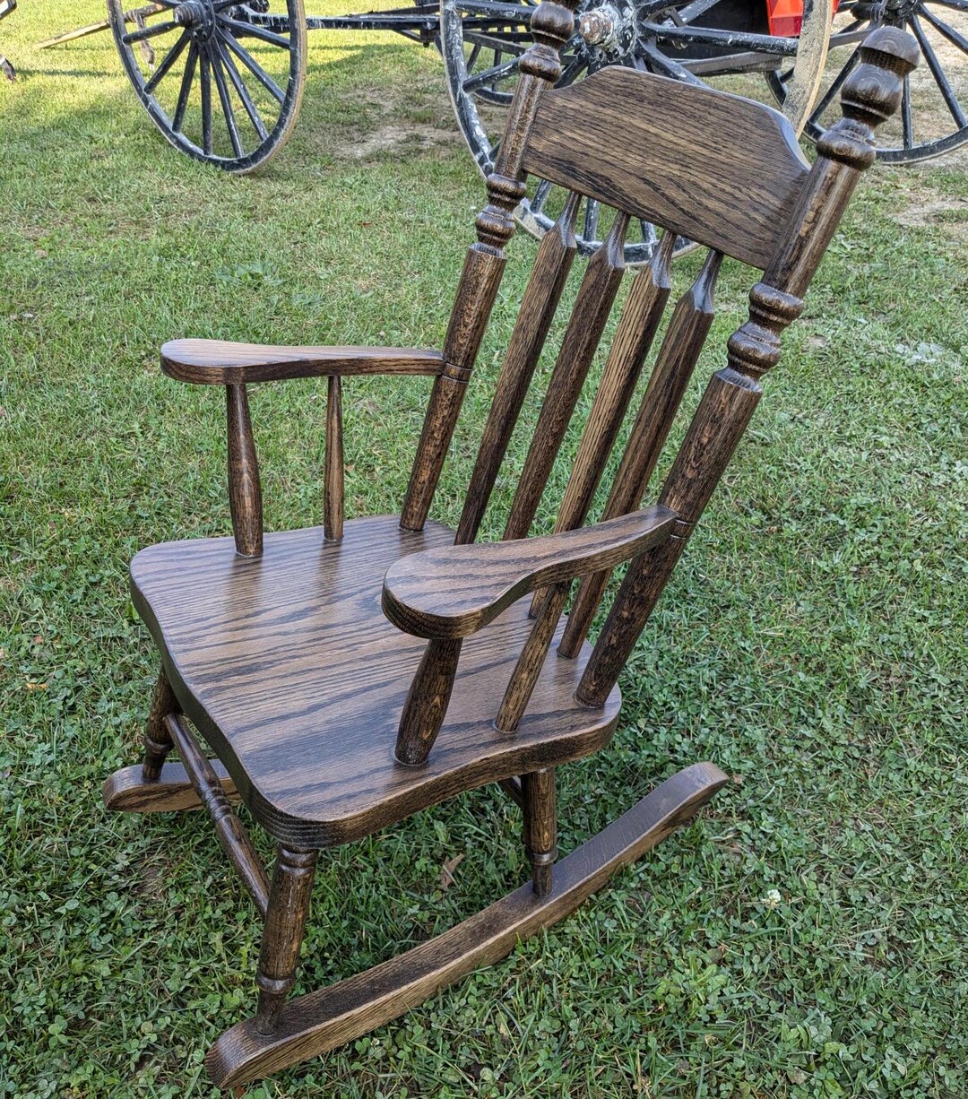 Handcrafted Ash Oak Kids Rocking Chair Kit With Custom Stain Finish - Etsy