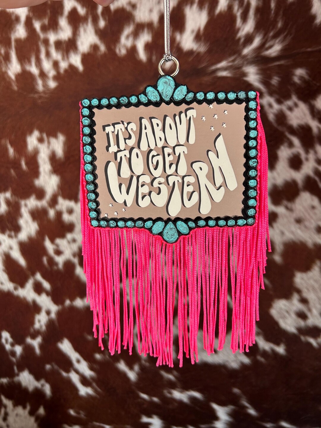 Concho | Western Car Freshy| Turquoise | Car Accessories| Car Freshie ...