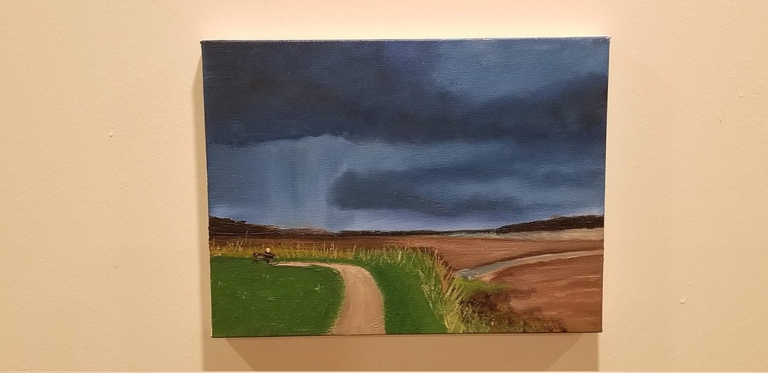 Dingwall Before the Storm, Oil Painting of Dingwall Scotland - Etsy