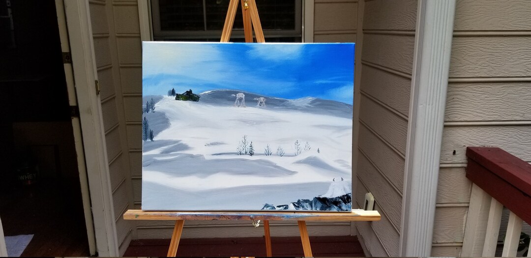 Oil Painting of Hoth Colorado, Original Painting of Crested Butte With ...