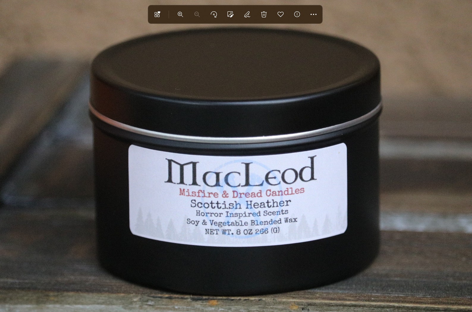 Macleod: Scottish Heather Scented Soy Wax Candle, Highlander Inspired ...