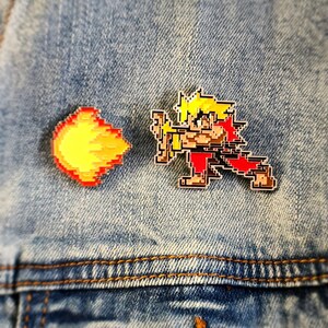 Street Fighter Pixelated Pin Badge - Etsy