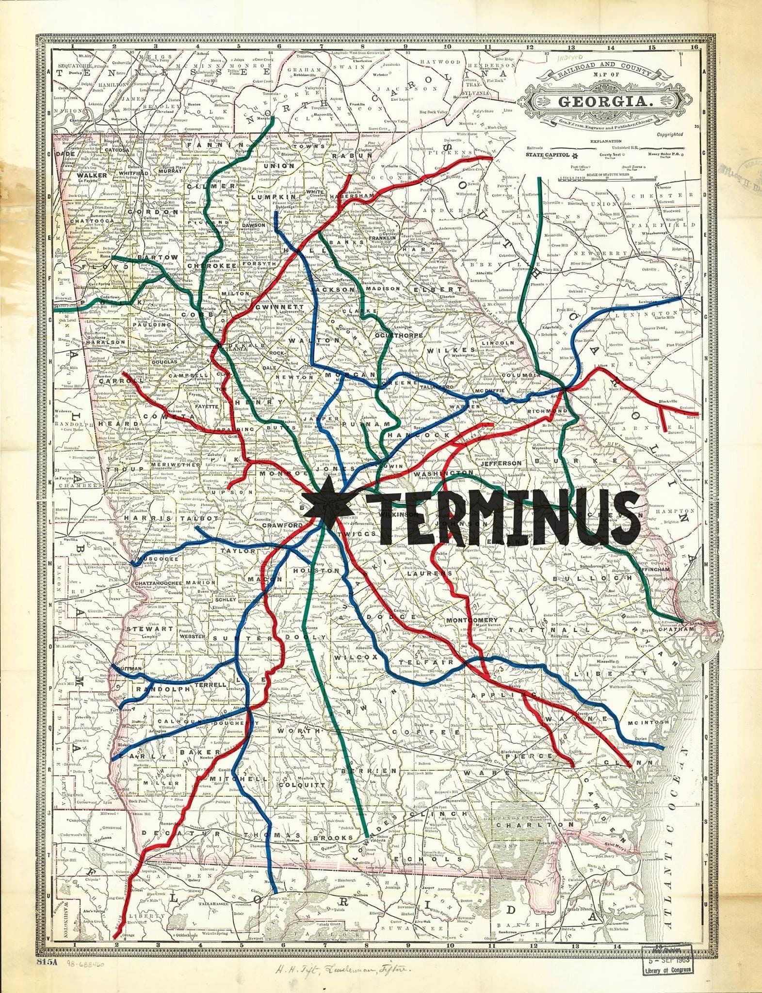 Walking Dead Terminus Sign
