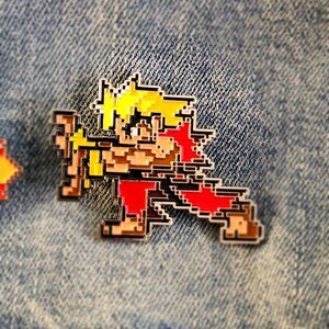 Street Fighter Pixelated Pin Badge - Etsy