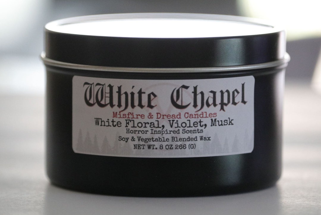 White Chapel: Jack the Ripper Inspired Horror Soy Wax Candle, White ...