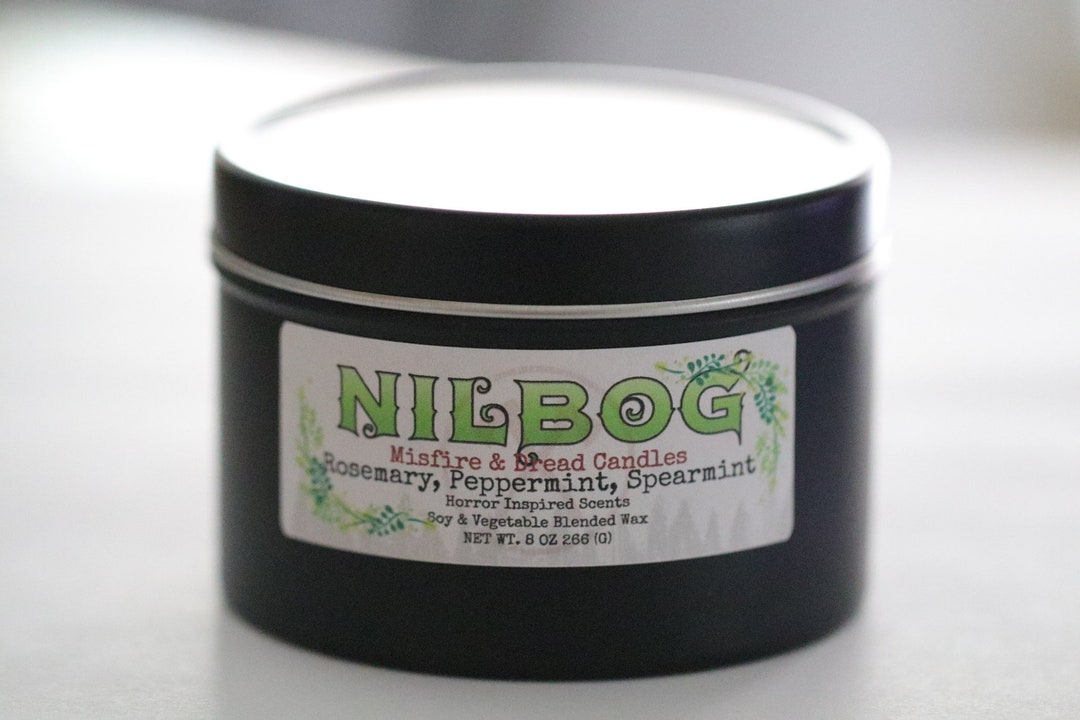 Nilbog Horror Movie Soy Wax Candle: Rosemary Mint, Troll 2 - Etsy