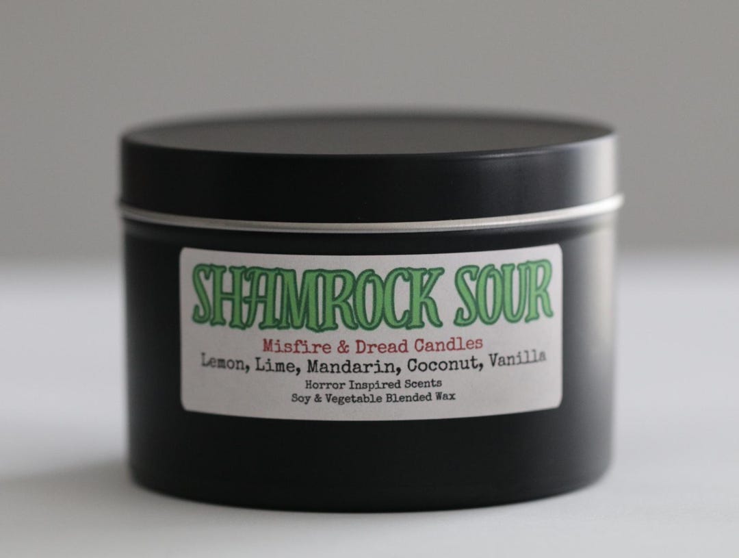 Shamrock Sour / Horror Movie Candle / Homemade / Halloween ...