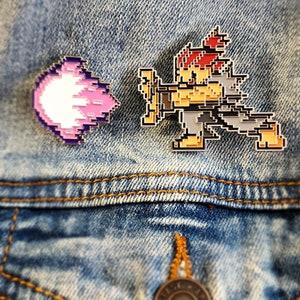 Street Fighter Pixelated Pin Badge - Etsy