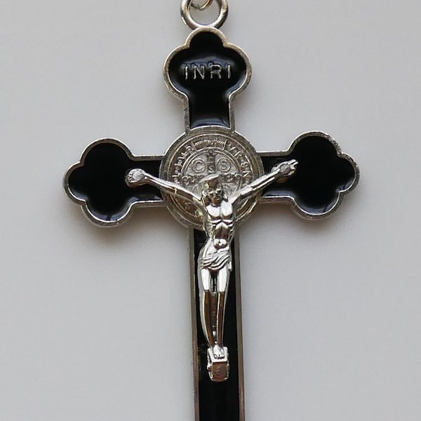 Crucifix Black and White - Etsy