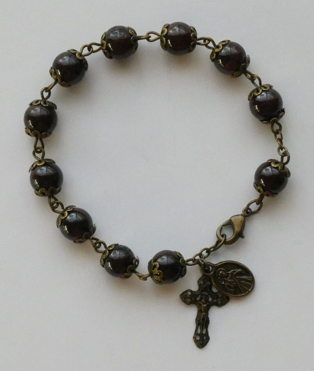 Vintage Collection Divine Mercy / Saint Faustina Rosary Bracelet - Etsy