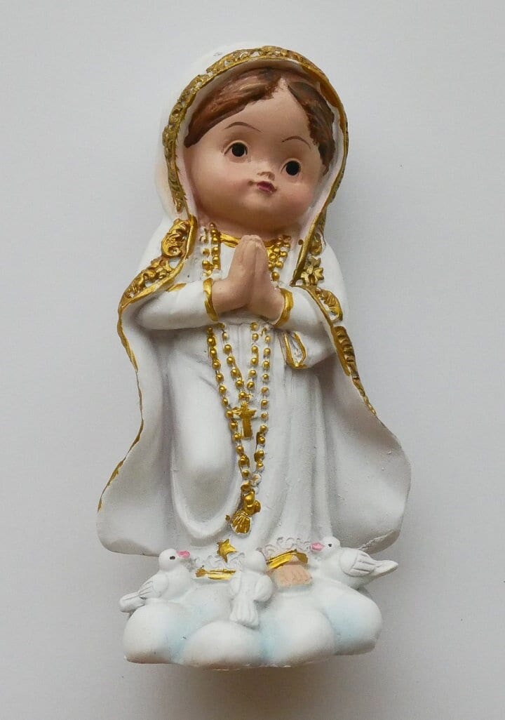 Baby Face Our Lady of Fatima 4 Statue - Etsy