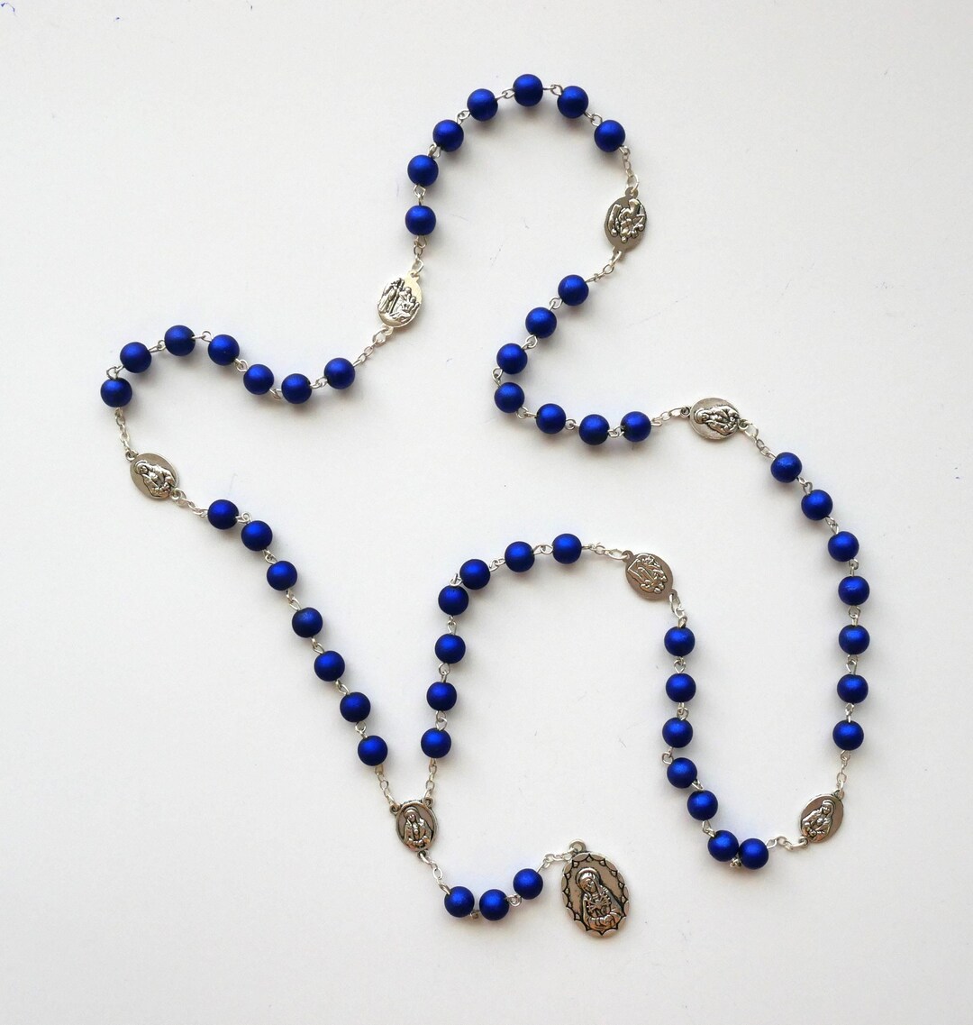 Our Lady of the Seven Sorrows Blue Chaplet NEW - Etsy