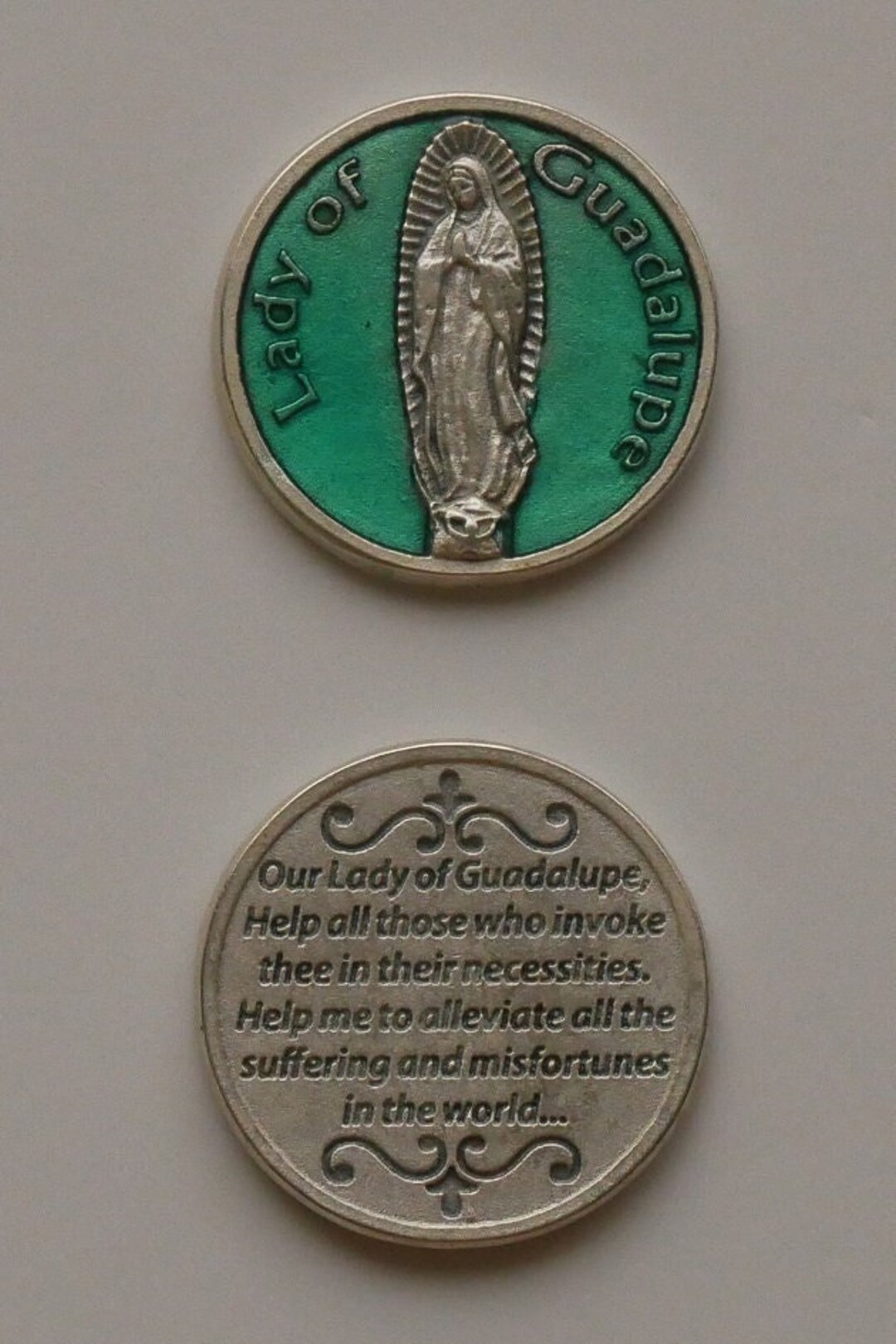 Our Lady of Guadalupe Pocket Token pack of 2 - Etsy