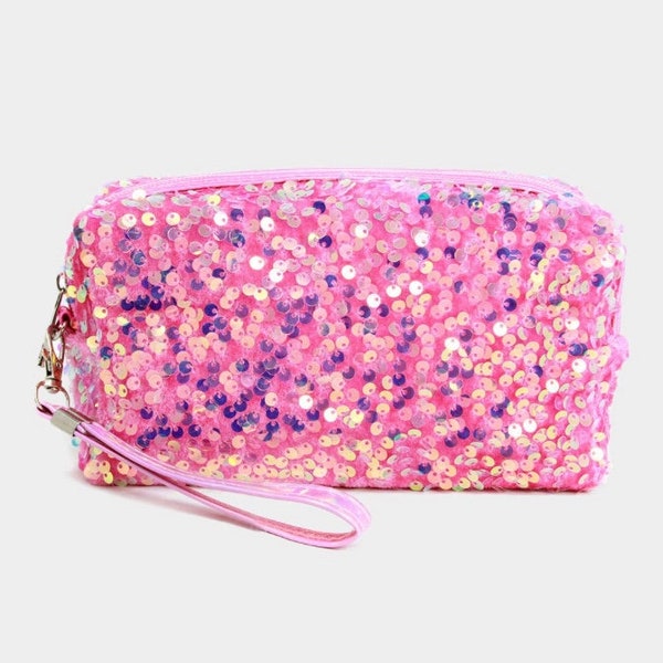 Pink Cosmetic Bag - Etsy