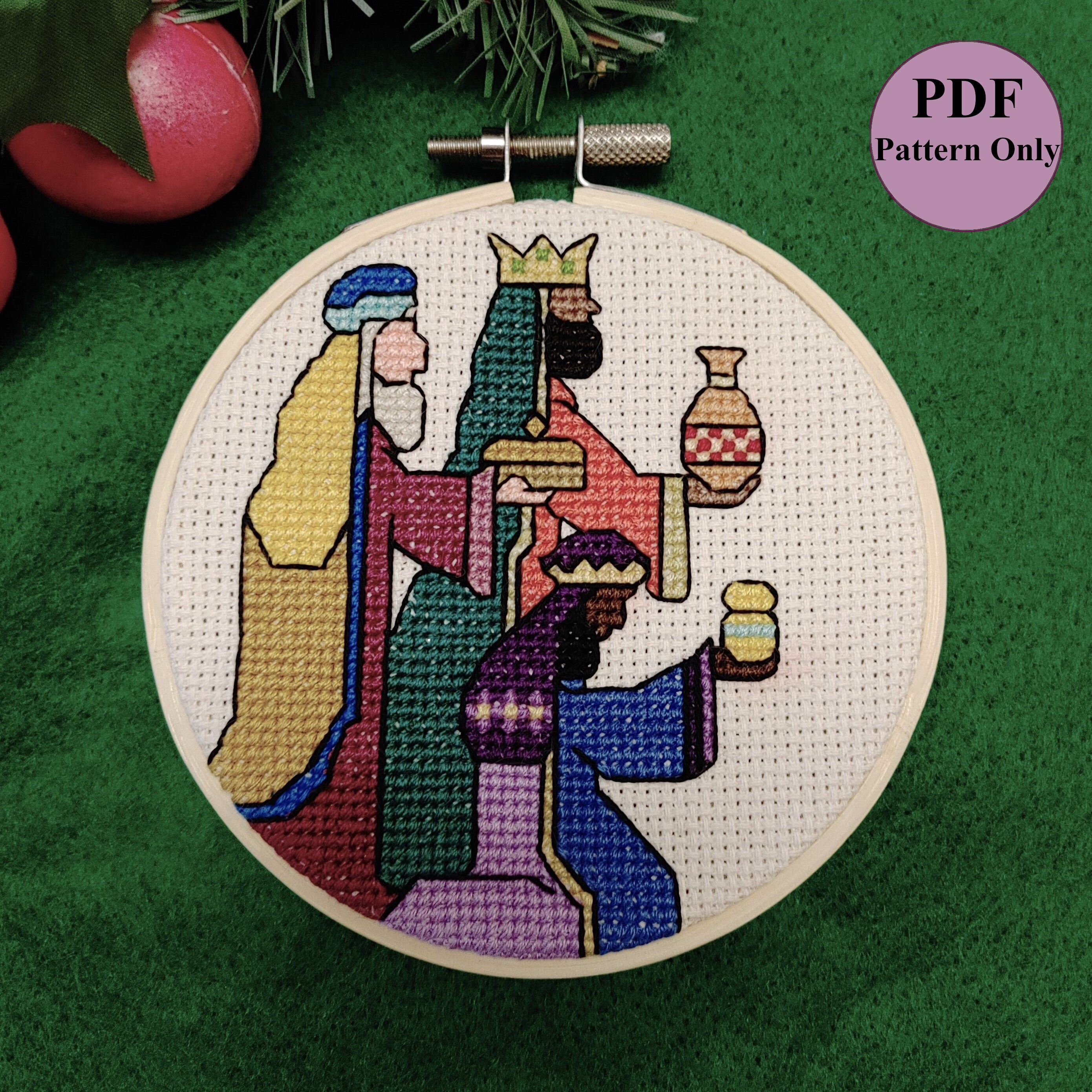Nativity Set - Cross Stitch (4 Patterns) - Etsy