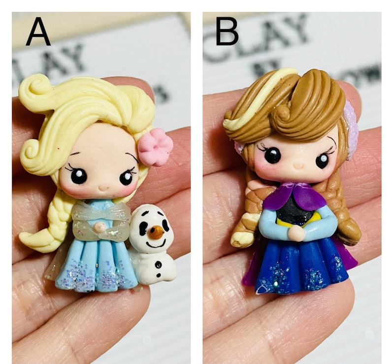 Mini Princess Clay for Bow Center - Etsy