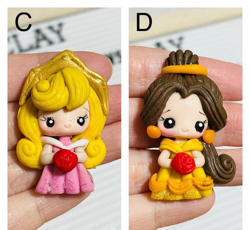Mini Princess Clay for Bow Center - Etsy