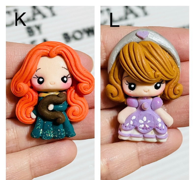 Mini Princess Clay for Bow Center - Etsy