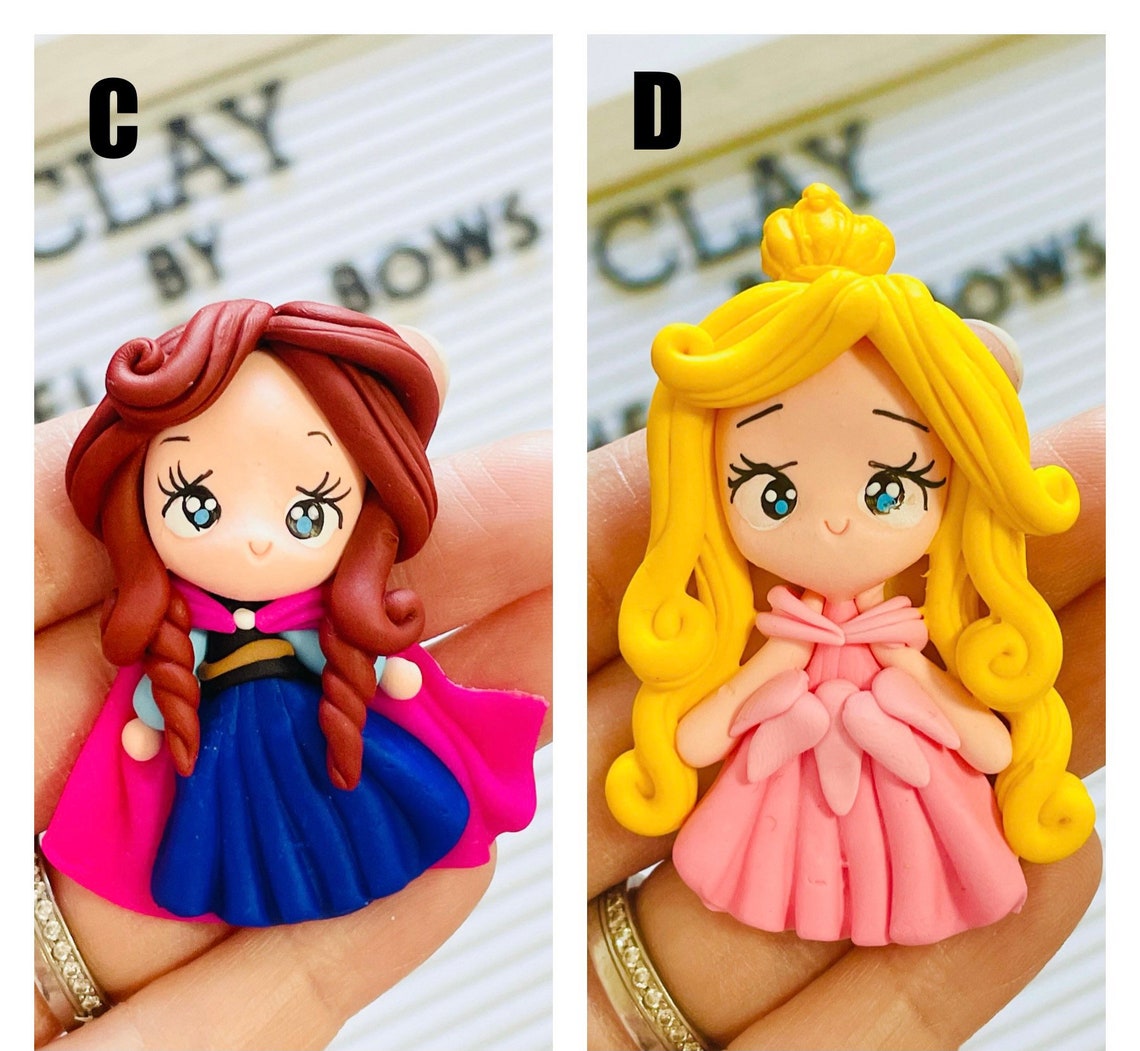 Disney Princess Inspired Clay for Bows - Etsy