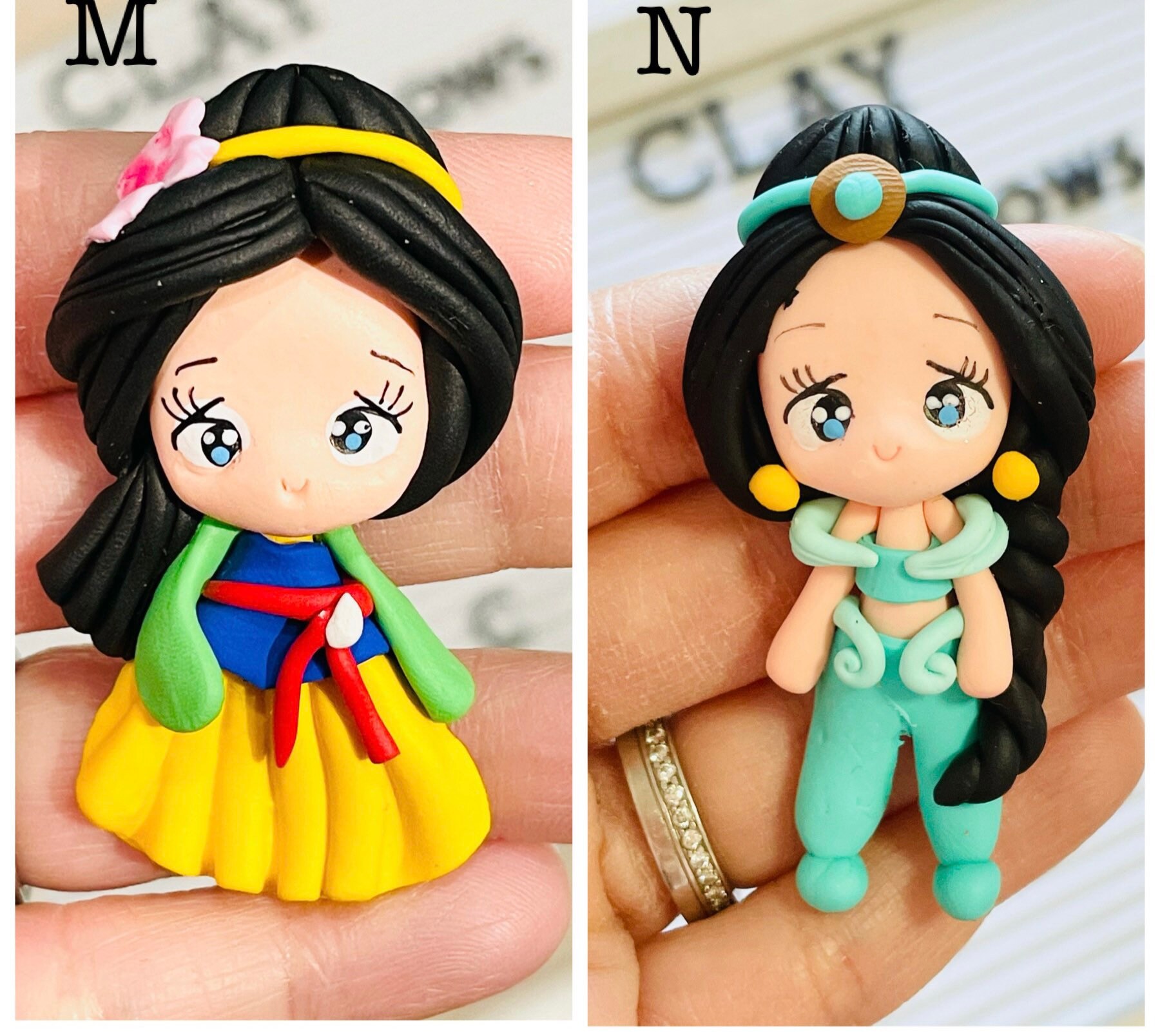 Disney Princess Inspired Clay for Bows - Etsy