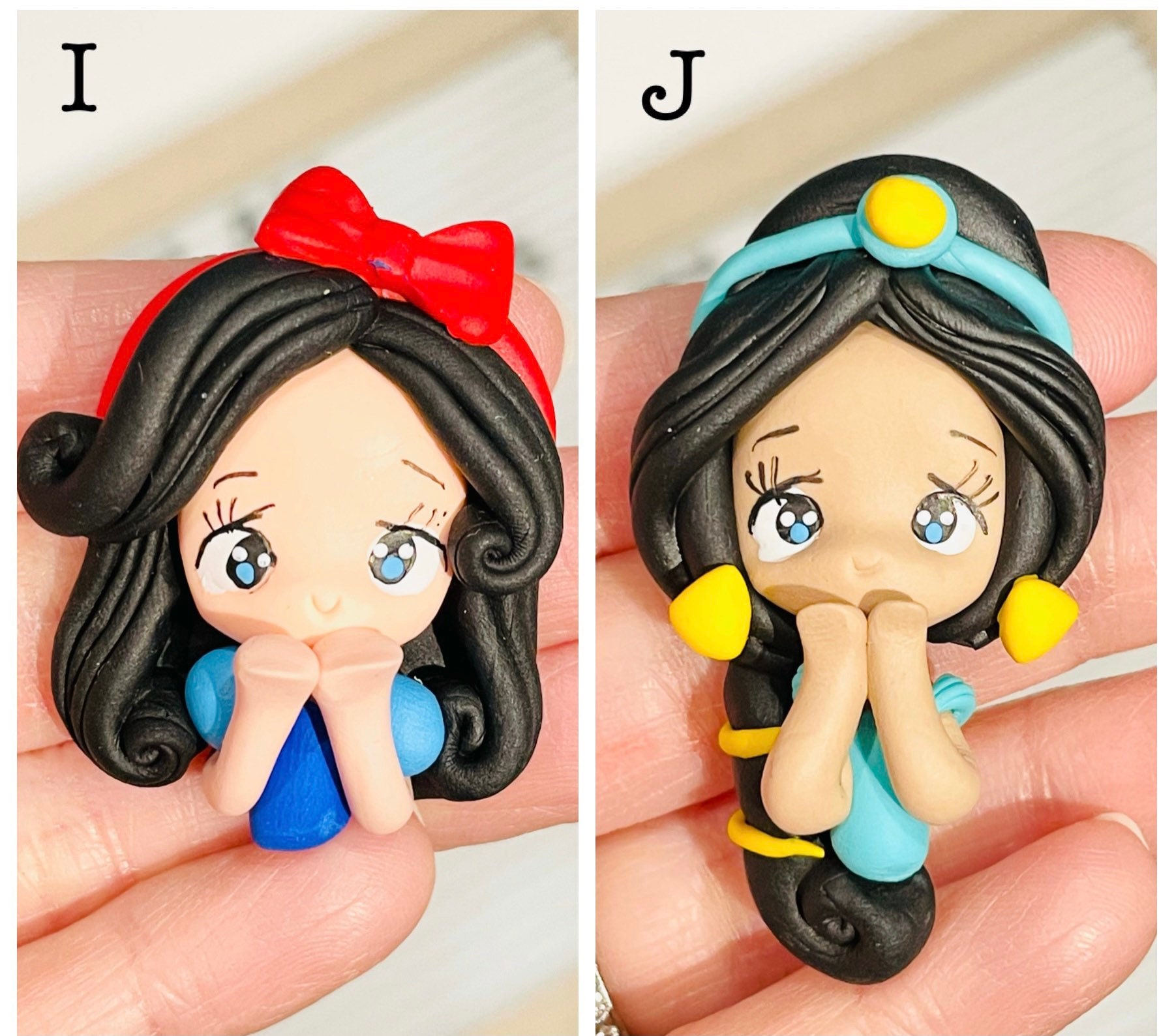 Disney Princess Head Inspired Clay for Bows - Etsy