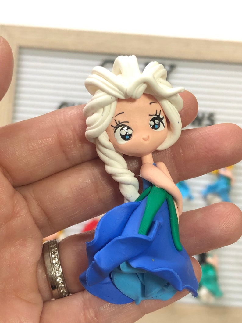 Princesses Roses Disney inspired clay for bows | Etsy