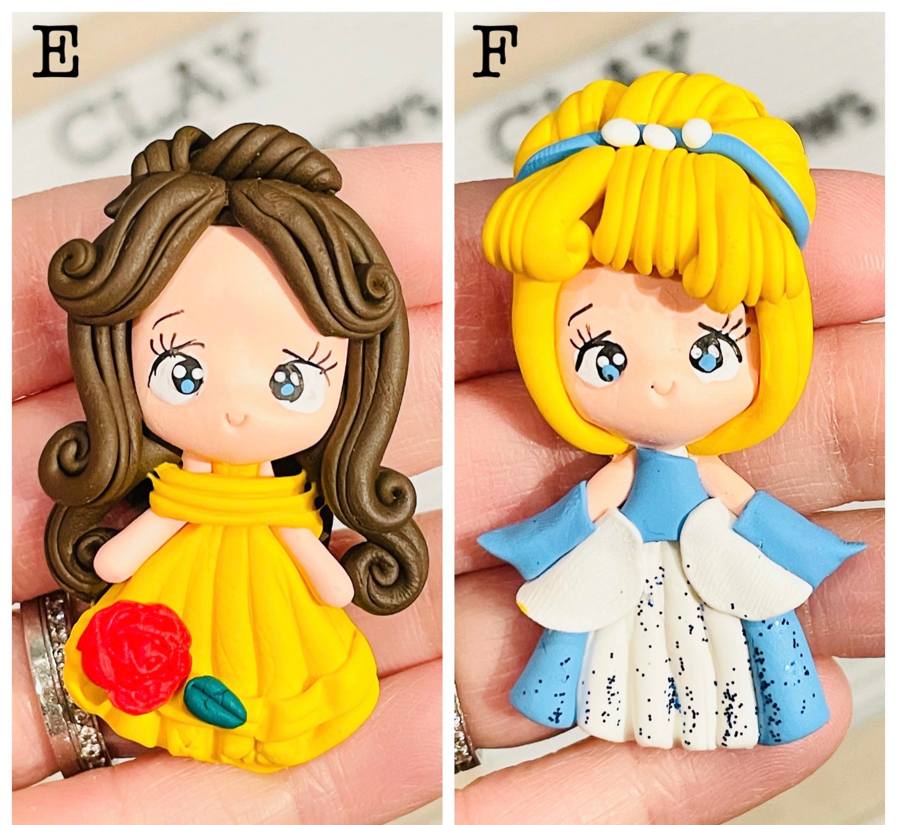 Disney Princess Inspired Clay for Bows - Etsy
