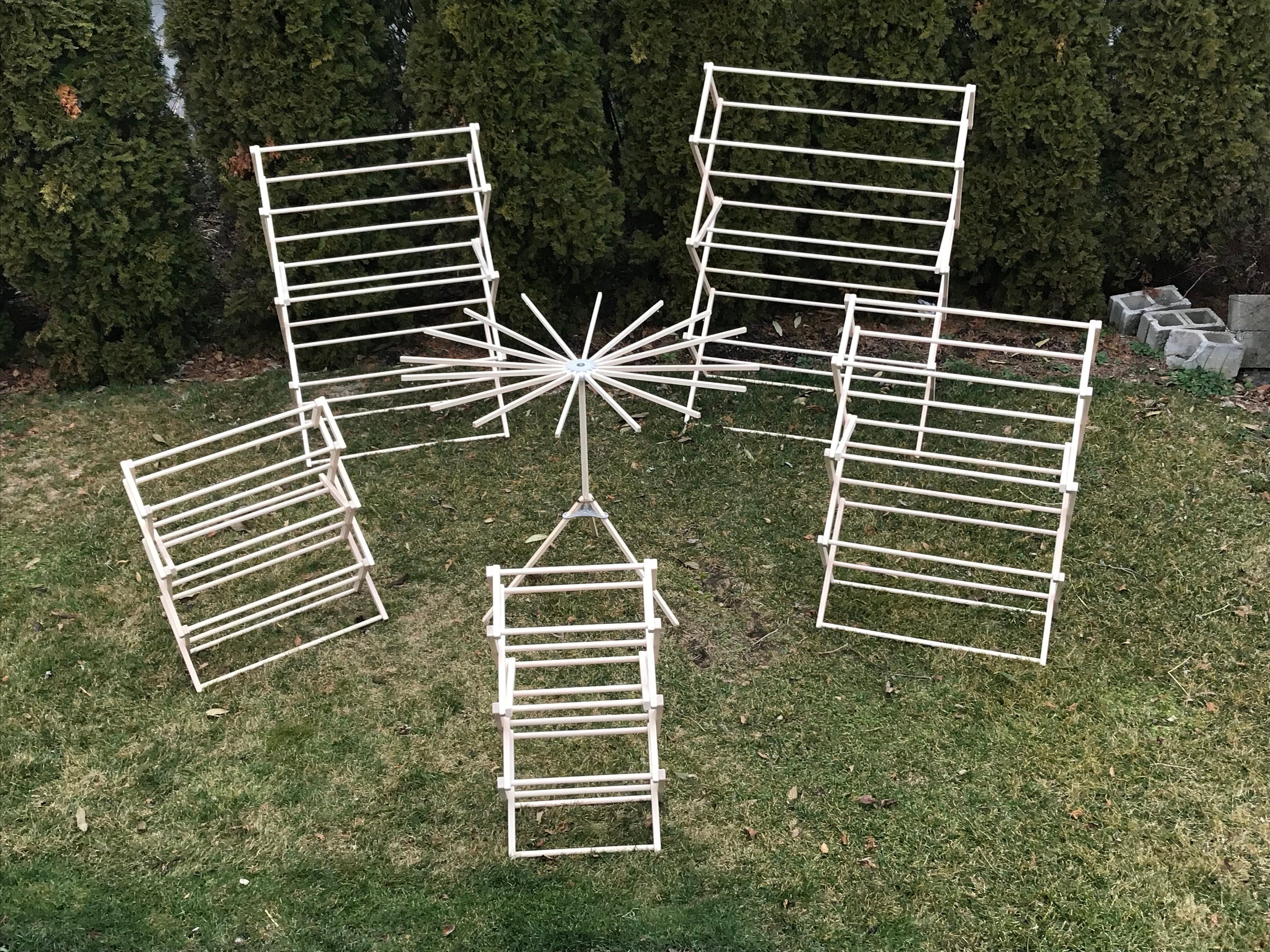 Laundry Clothes Drying Rack-all Natural Maple Wood-portable & | Etsy