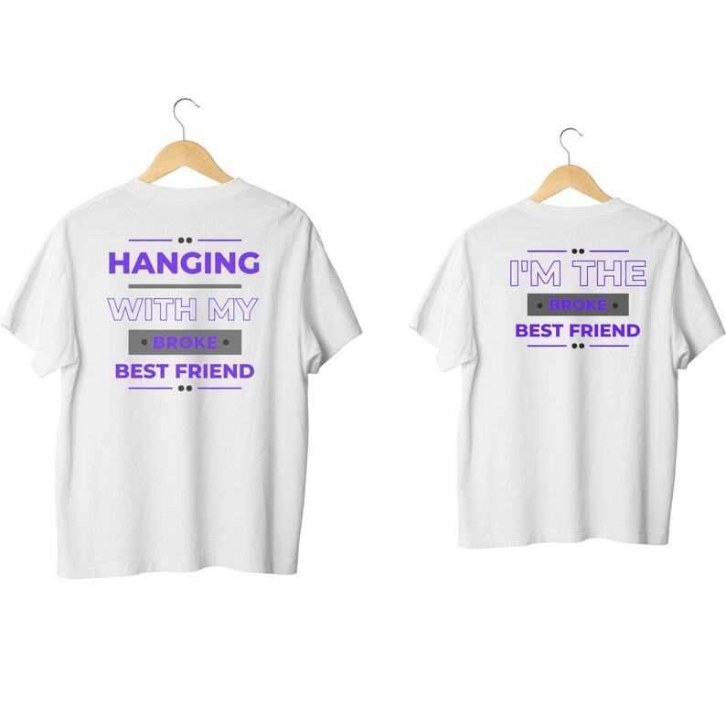 Hanging With My Broke Best Friend Svg Mother Daughter Svg - Etsy