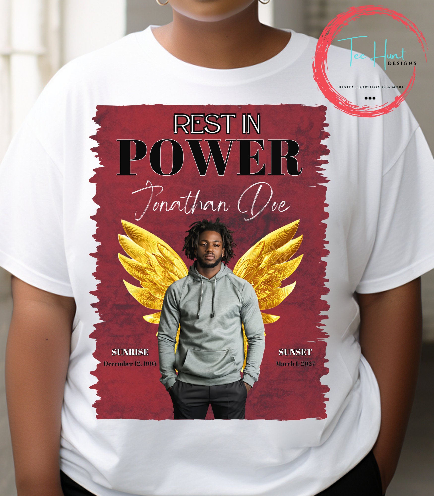 Rest in Peace, Rest in Power, Angel Wings Png, in Loving Memory Shirt ...